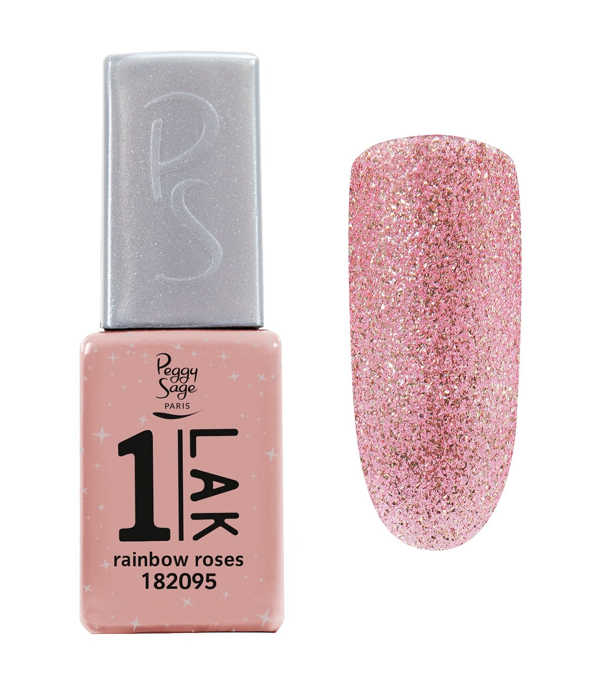 Vernis semi-permanent pailleté 1-LAK / ONE-LAK - Peggy Sage
