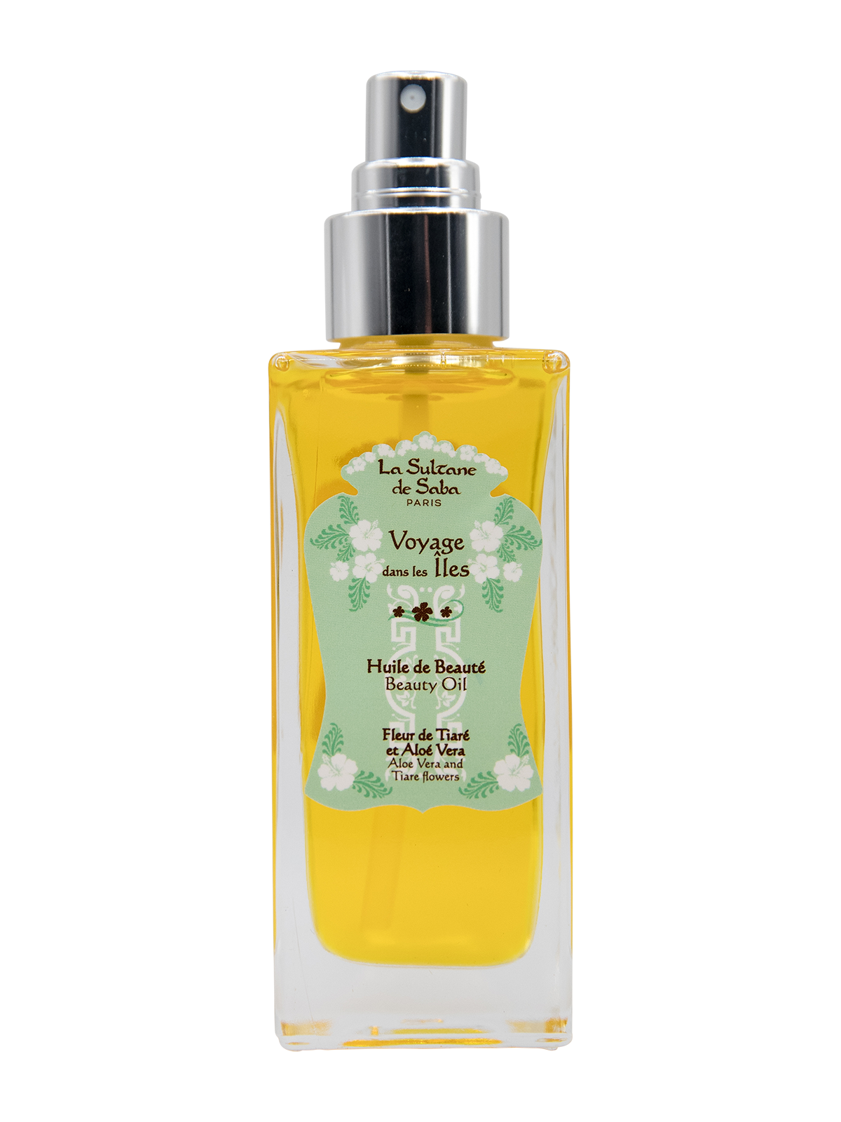 Huile corporelle Fleur de tiaré & Aloe vera - La Sultane de Saba