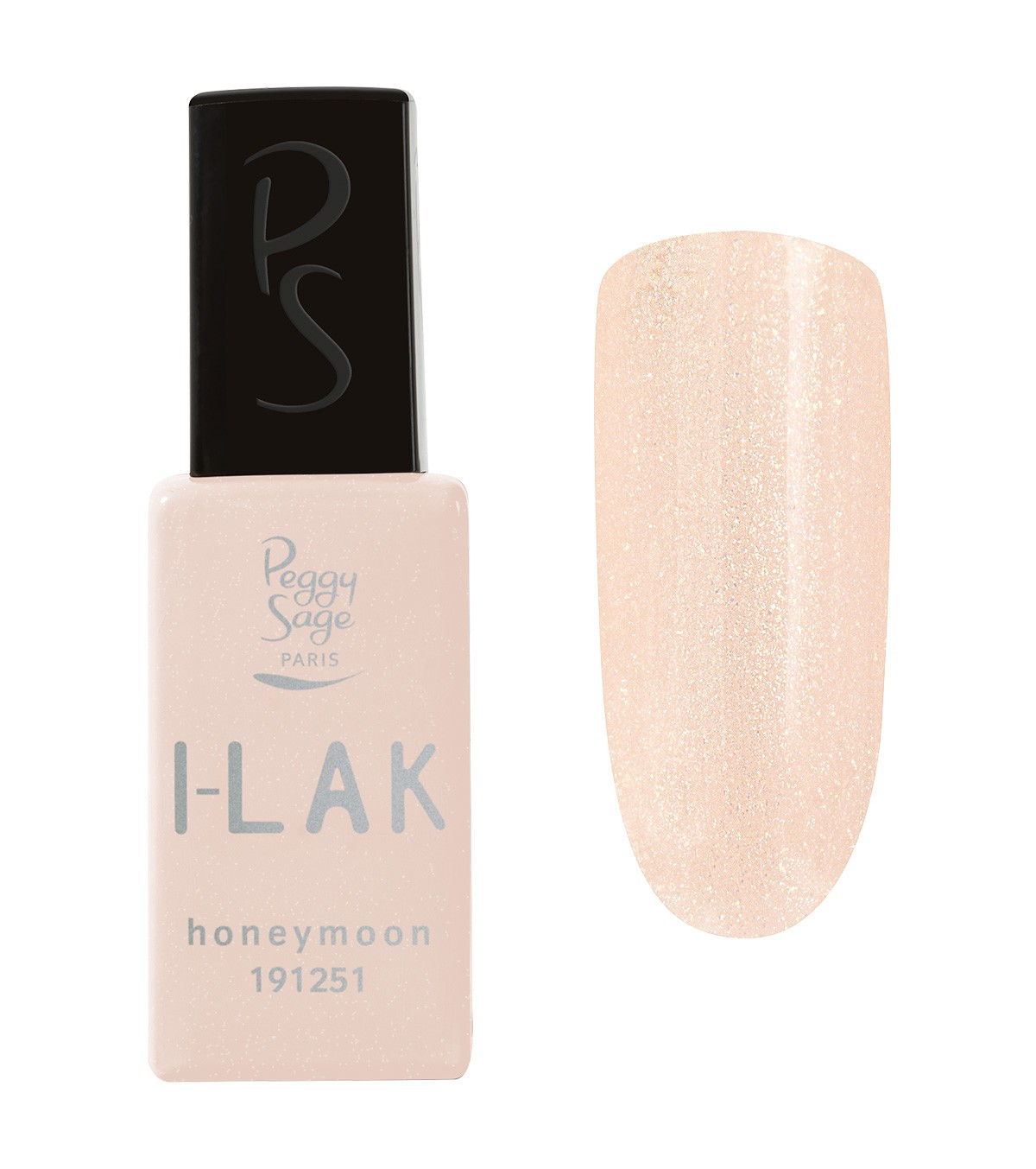 Vernis semi-permanant pailleté I-LAK - Peggy Sage
